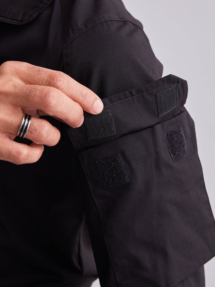 Black Patch Full Sleeves Tactical T Shirt | MountMiller®