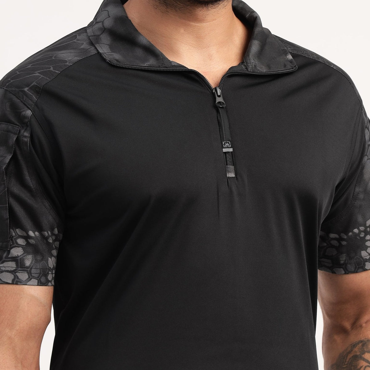 Black Python Short Sleeves Tactical T-shirt | MountMiller®
