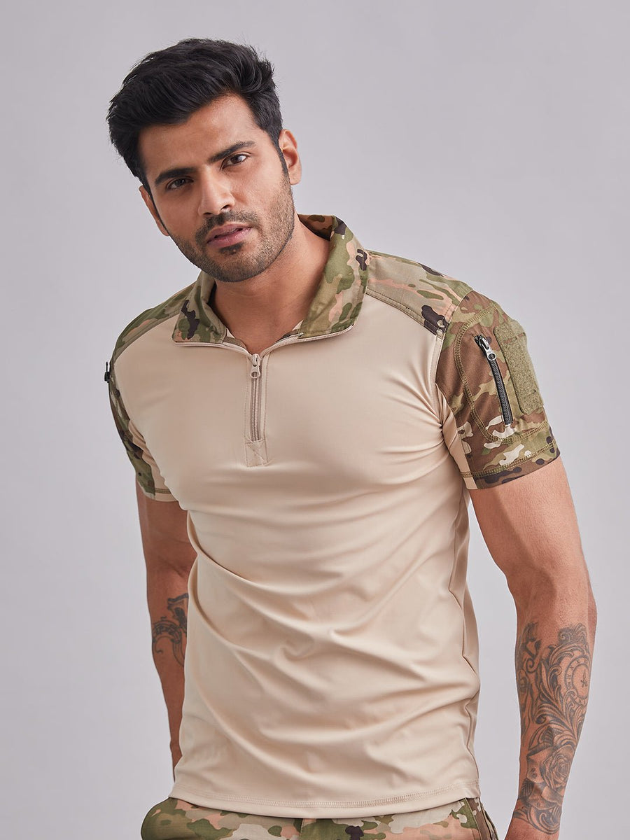Multicam Half Sleeves Tactical T-Shirt | MountMiller®