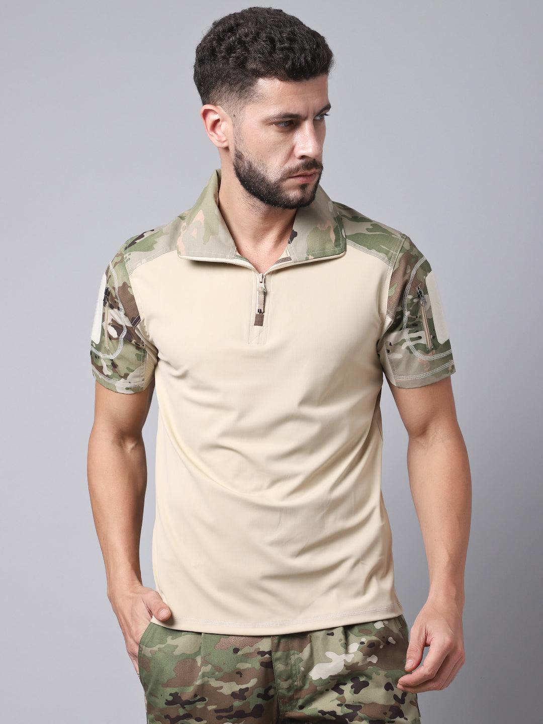 Multicam Half Sleeves Tactical T-Shirt | MountMiller®